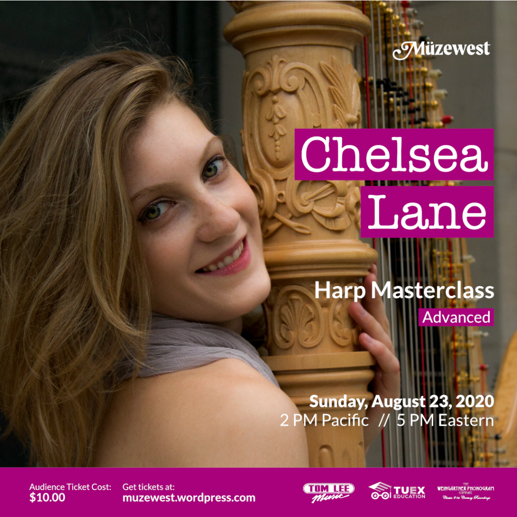 Join Chelsea Lane @ Müzewest Zoom Masterclass for the Advanced Students ...